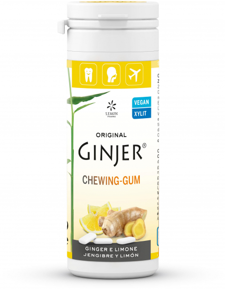 Lemonpharma - GINJER CHICLES LIMON STEVIA 30 GRS.
